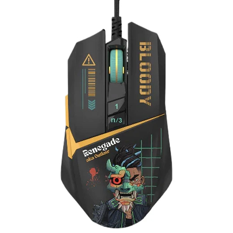 خرید A4Tech Bloody W63 Max Gaming Mouse - Renegade Midnight Edition