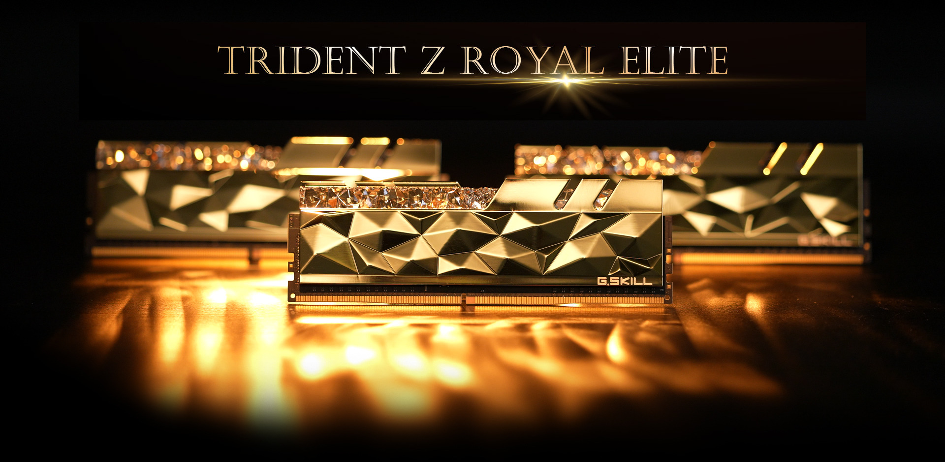 خرید رم G.Skill Trident Z Royal Elite Gold - ظرفیت 32 گیگابایت - DDR4 ...